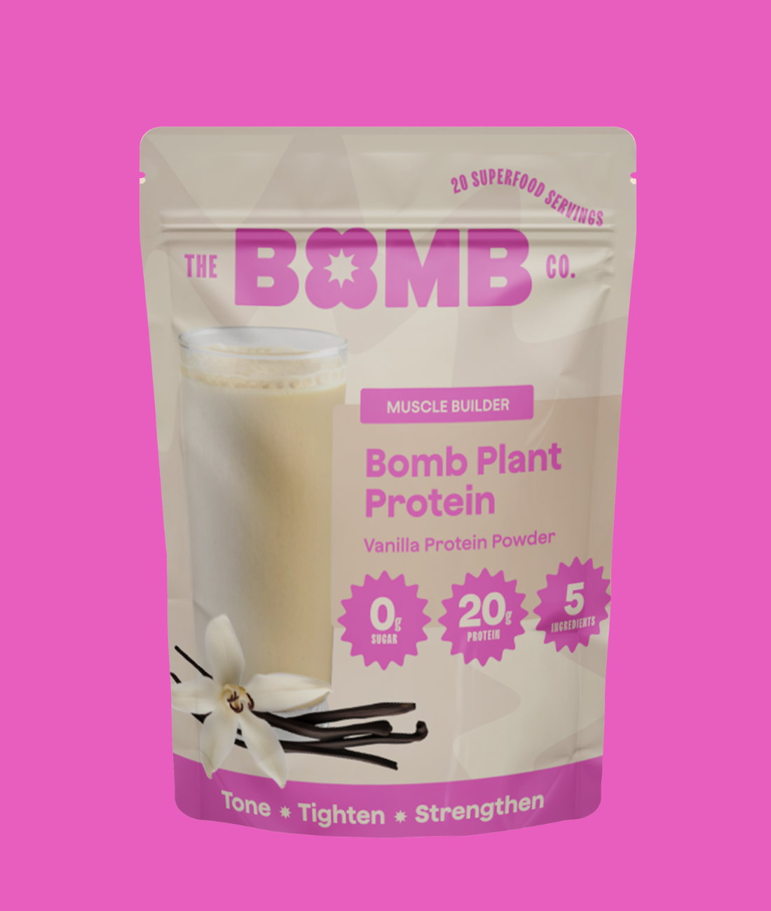 Vanilla Bomb Plant Protein – The Bomb Co